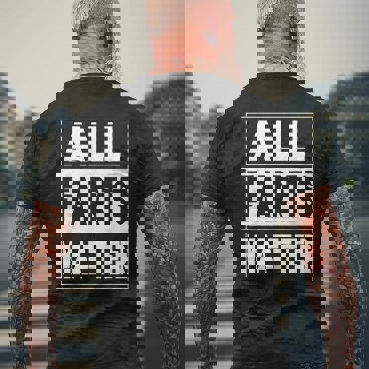 Fart Master All Farts Matter Men's T-shirt Back Print - Monsterry