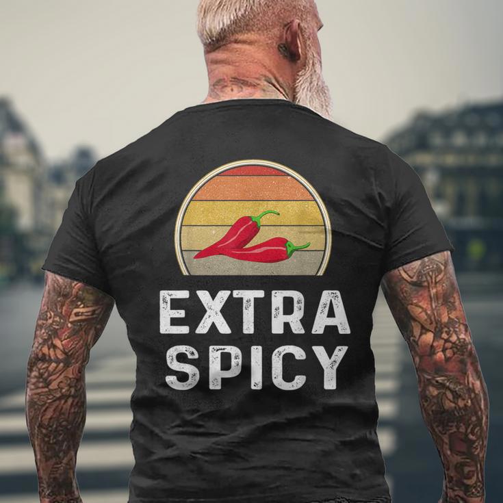 Chili Pepper Extra Spicy Cook Off Retro Men's T-shirt Back Print ...