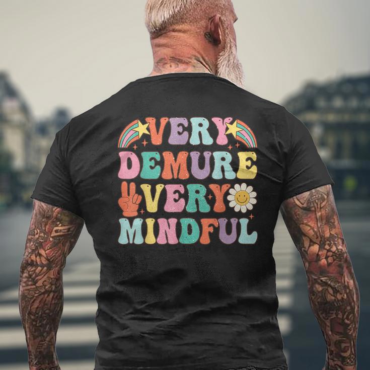 Very Demure Very Mindful Trend Demure & Mindful Retro Men's T-shirt ...