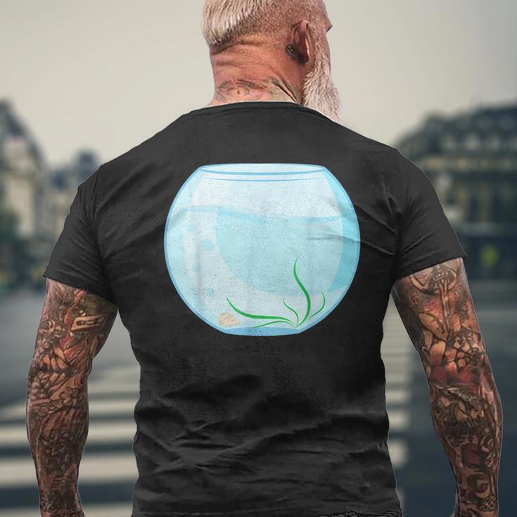 Fish Bowl Costume Men's T-shirt Back Print - Thegiftio