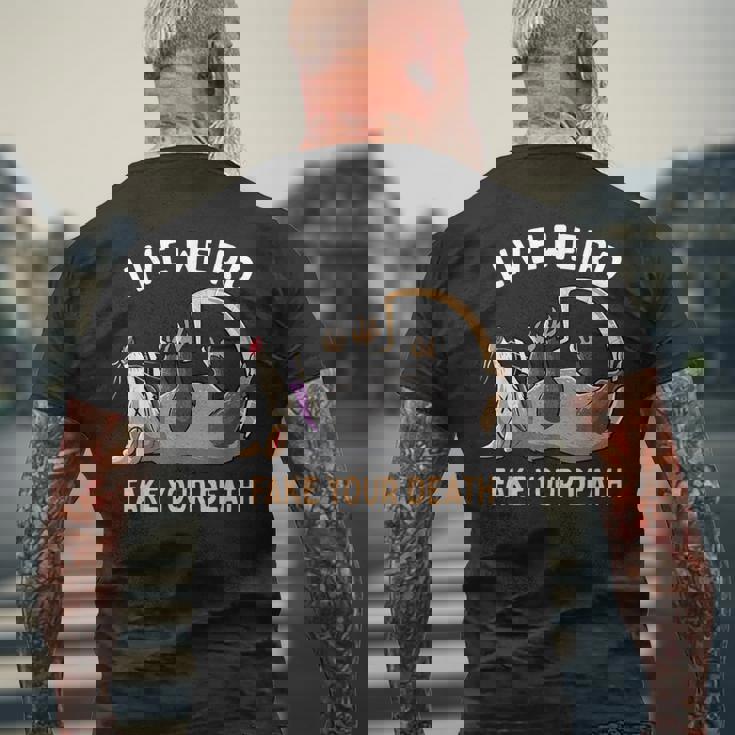 Opossum Live Weird Fake Your Death Possum Street Cats Men's T-shirt ...