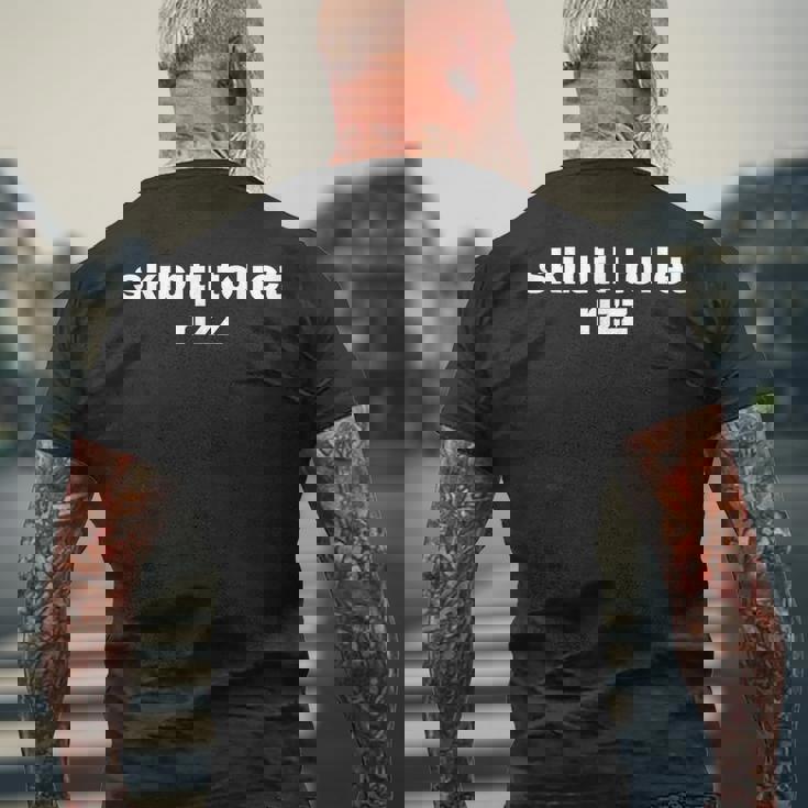 Viral Influencer Brain Rot Slang Skibiti Toilet Rizz Men's T-shirt Back ...