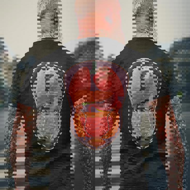 Human Body Internal Organs Muscles Anatomy Halloween Costume Men's Back ...