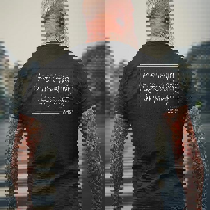 Kaden Quote Birthday Personalized Name Idea Men's T-shirt Back Print ...