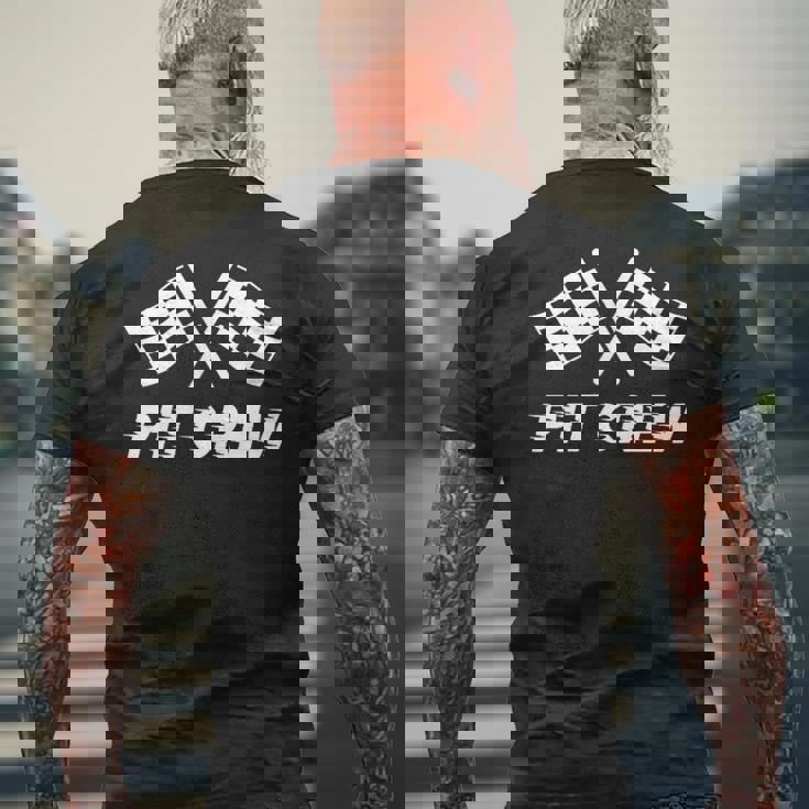 Pit Crew Costume For Racing Car Parties Men's T-shirt Back Print ...