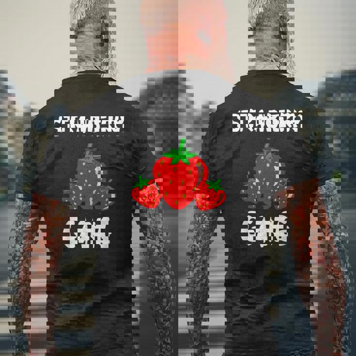 Strawberry Gang Sweet Summer Fruits Strawberry Picker Team Men's T ...