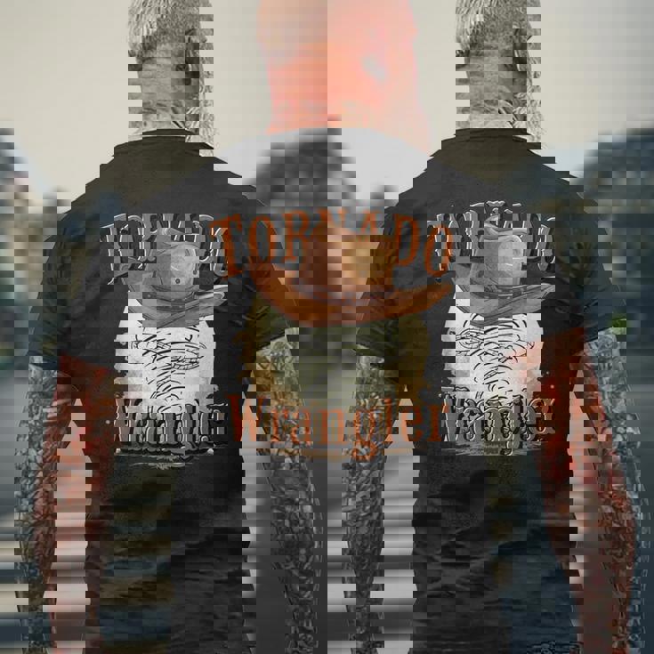 Tornado Wrangler Cowboy Wrangler Cowboy Hat Kid Men's T-shirt Back ...