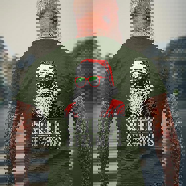 Skibidi Rizzmas Christmas Rizz Santa Claus Charisma Kid Cool Men's T-shirt Back Print | Mazezy