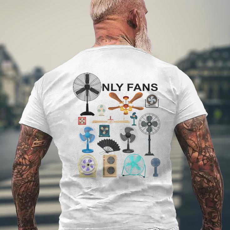 Only Fan Set Ventilators And Fans Men's T-shirt Back Print | Mazezy