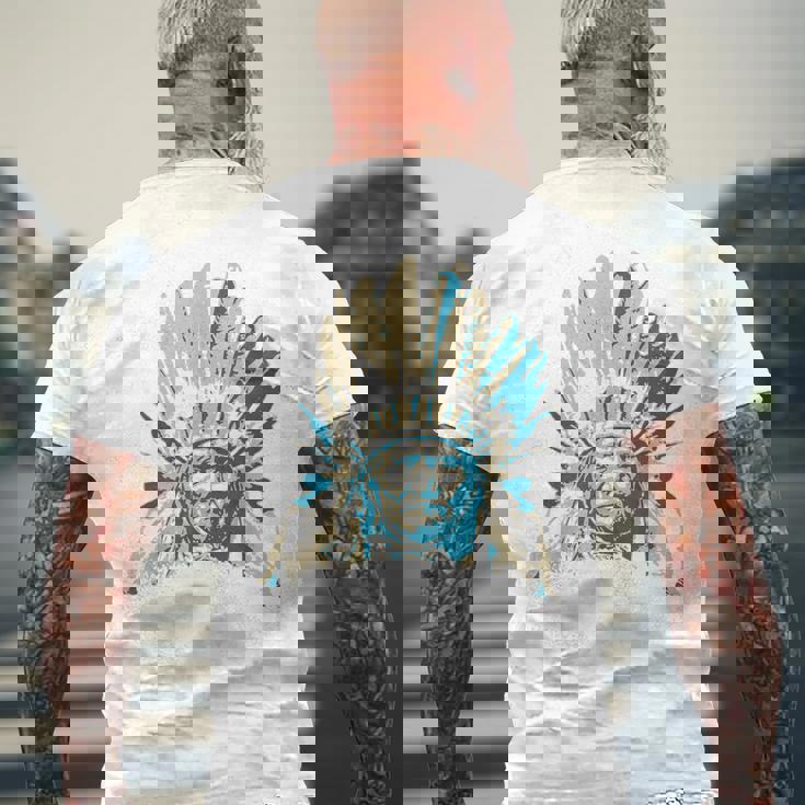 Geronimo Apache Native American Indian Warrior Usa Men's T-shirt Back ...