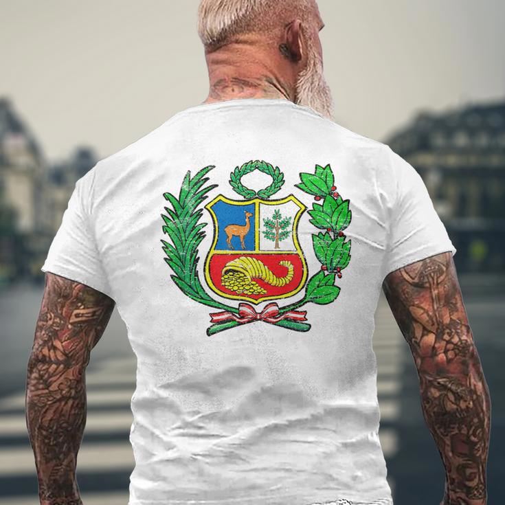 Polo Peruano Escudo Nacional De Perú Camiseta Hombre Estampado Espalda ...