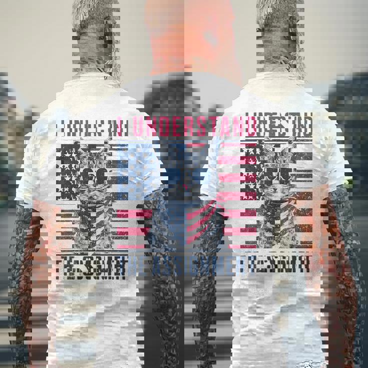 I Understand The Assignment Meme Men's T-shirt Back Print | Mazezy