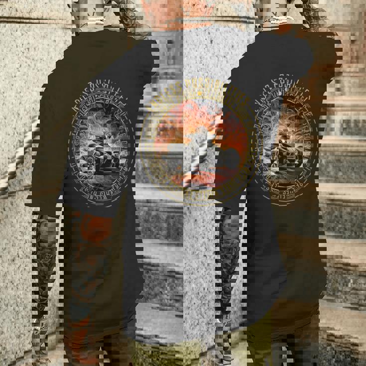 Can-Am Three Wheels Riding Men's T-shirt Back Print - Monsterry