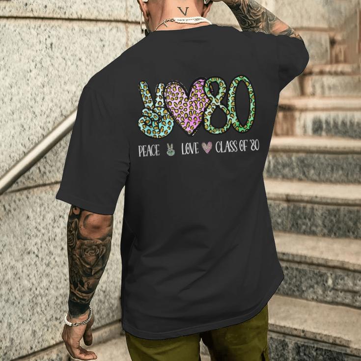 Class Of 1980 Leopard Senior Graduation Class Reunion Men's T-shirt ...