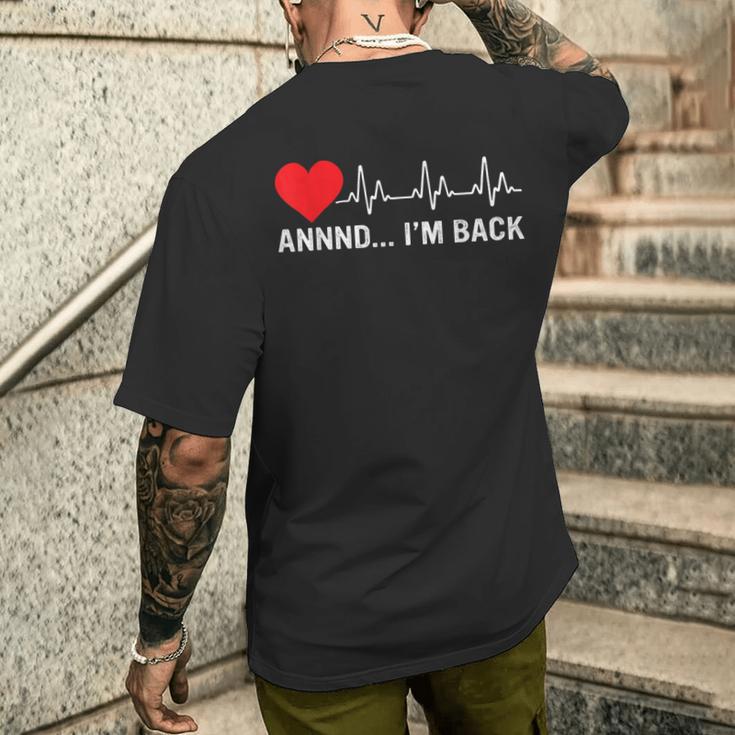 Coronary Bypass Artery Open Heart Diseases Surgery Heartbeat Men's T ...