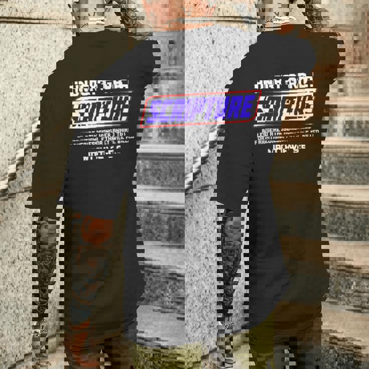 Scripture Bible Verse Famous Scriptures Quote Men's T-shirt Back Print ...