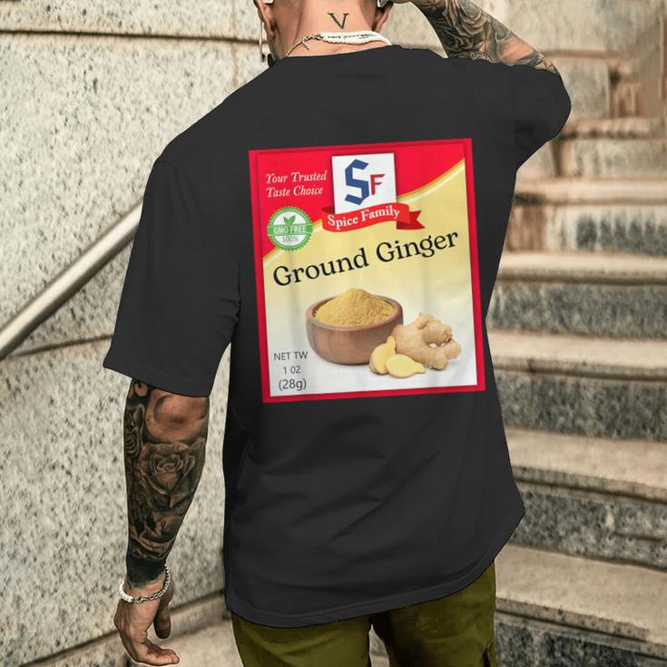 Ground Ginger Condiment Costume Holiday Spice Group Costumes Men's Back ...