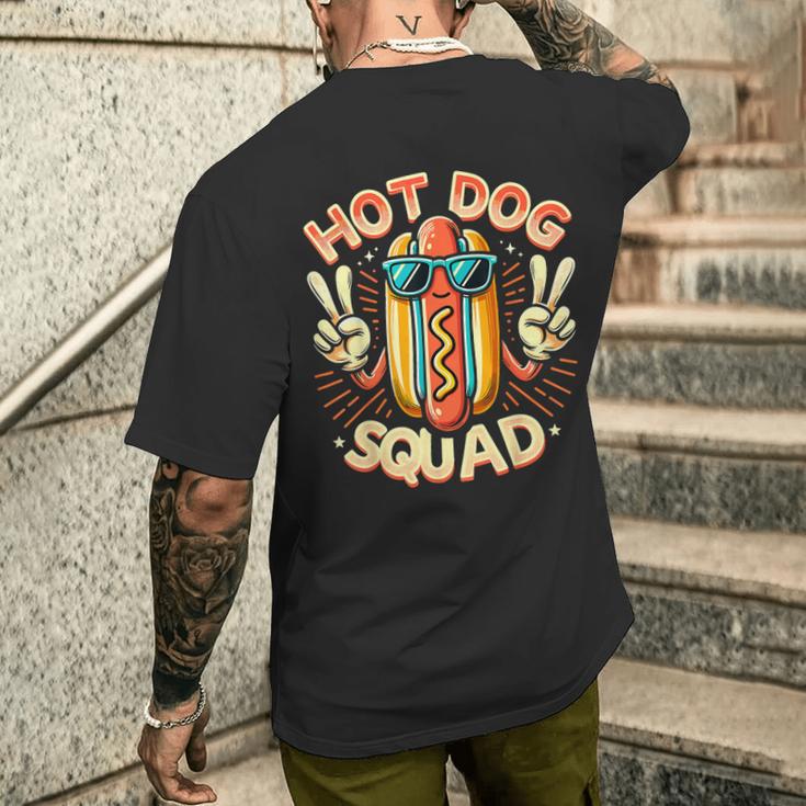 Hot Dog Squad Hot Dog Stand Team Hotdog Crew Men's T-shirt Back Print ...