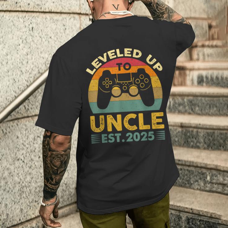 I Leveled Up To Uncle 2025 I'm Going To Be Uncle 2025 Gamer Men's T ...