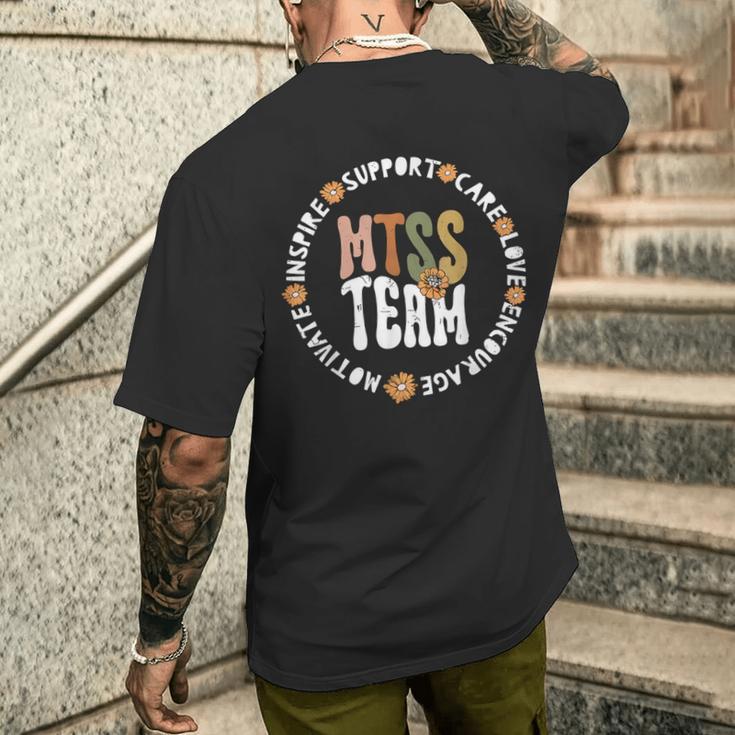 Retro Mtss Team Multi Tiered System Of Support Student Men's T-shirt ...