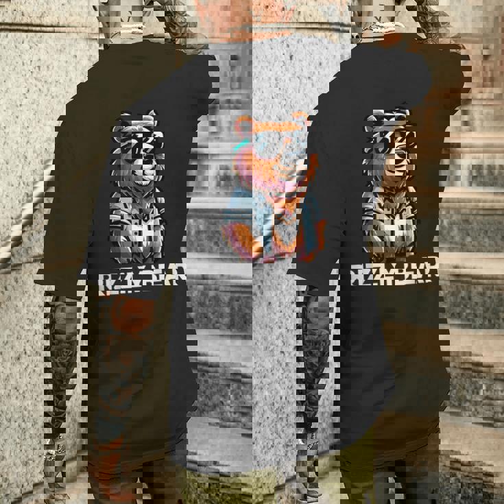 Rizzly Bear Grizzly Bear Dank Rizz Meme Rizzler Men's T-shirt Back ...