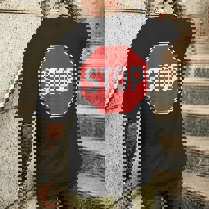 Stop Sign Costume Novelty Road Signs Halloween Outfit Men's T-shirt ...