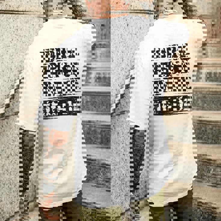 Federal Prison Inmate Jail Halloween Costume Party Fun Men's T-shirt ...