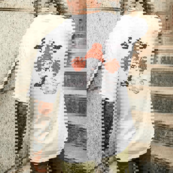 Cheer Ghost Cheerleading Spooky Cheerleader Halloween Men's T-shirt ...