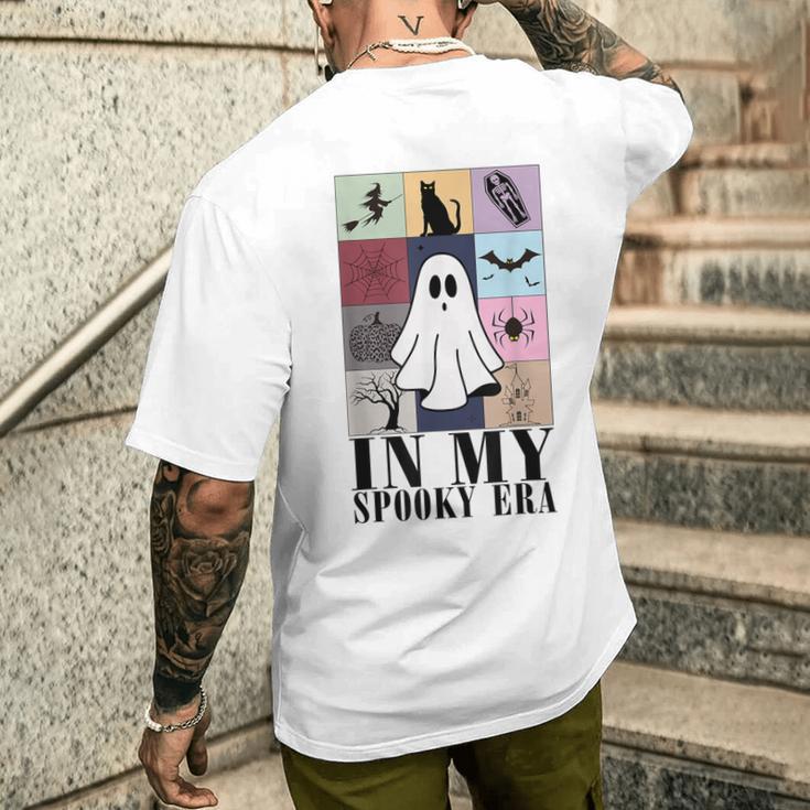 Ghost Retro Halloween In My Spooky Era Men's T-shirt Back Print | Mazezy