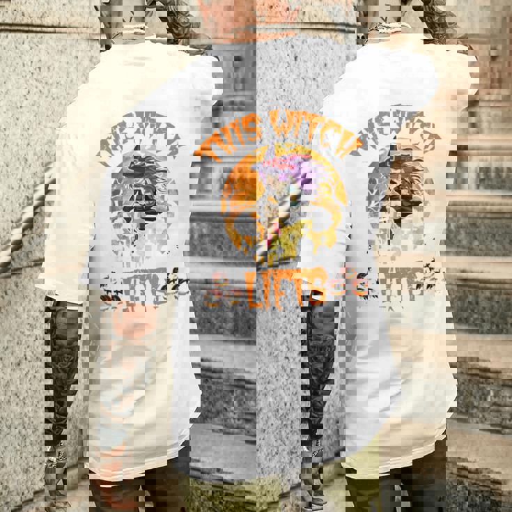 This Witch Lifts Barbell Fitness Gym Workout Witch Halloween Men's T ...