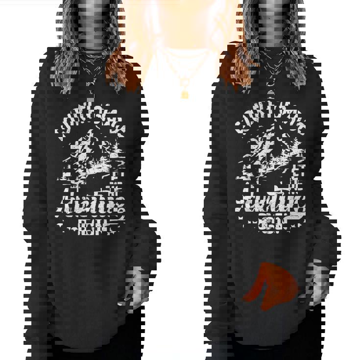 Fourth Grade Let The Adventure Begin Back To School Boy Girl Women T ...