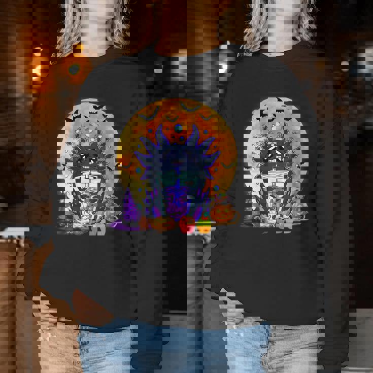 Axolotl Bubble Tea Witch Pumpkin Axolotl Halloween Costume Women ...