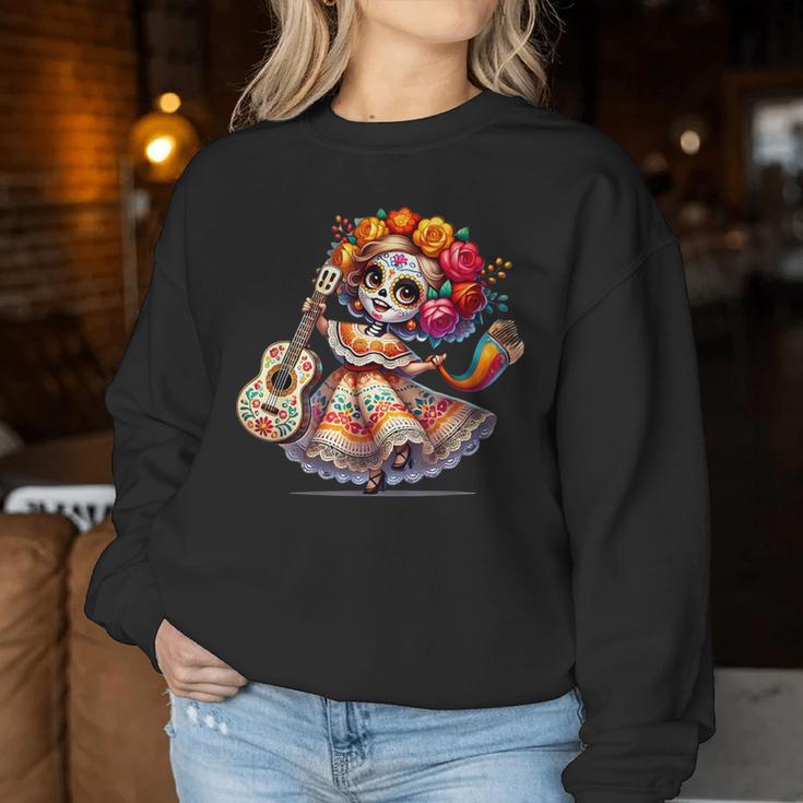 La Catrina Hispanic Heritage Month Mexican Halloween Flower Women ...