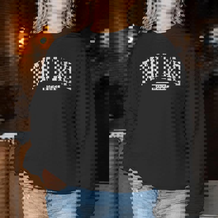 Twin Lake Michigan Mi Js03 College University Style Women Sweatshirt - Monsterry