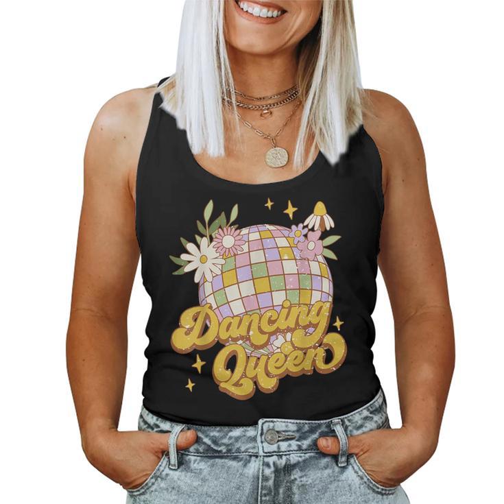 Dancing Queen Retro Classic Vintage Disco Ball 70S 80S Women Tank Top ...