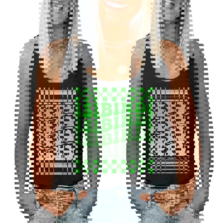 Isibindi House Green Retro Groovy Social Psychology Isibindi Women Tank ...