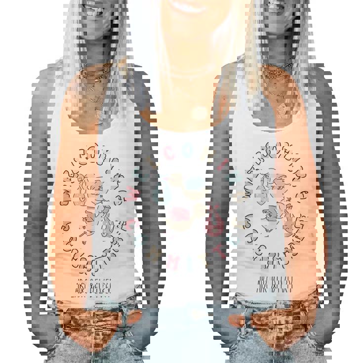 Welcoming Commit Labor And Delivery Nurse Ob Nurse Women Tank Top ...