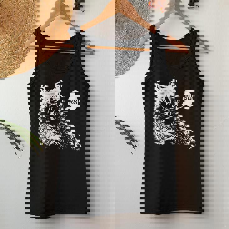 Bruh Raccoon Trash Panda Lover Racoon Meme Ns Slang Women Tank Top | Mazezy