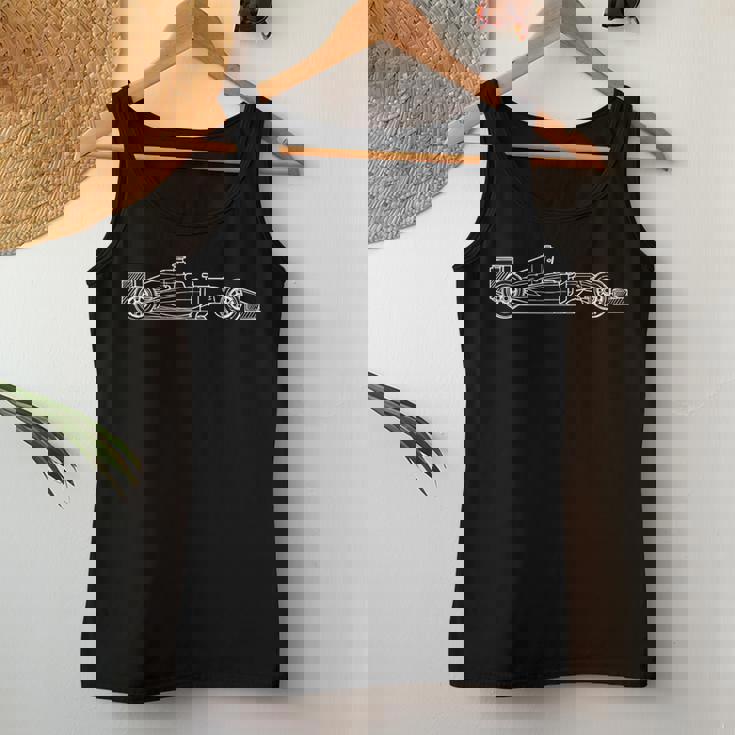 Formula Racing Fan Race Car Schematic Engineers Women Women Tank Top ...