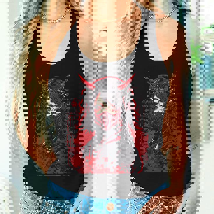 Anime Girl Gothic Waifu Japanese Aesthetic Kawaii Otaku Women Tank Top ...