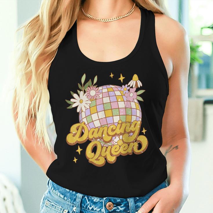 Dancing Queen Retro Classic Vintage Disco Ball 70S 80S Women Tank Top ...