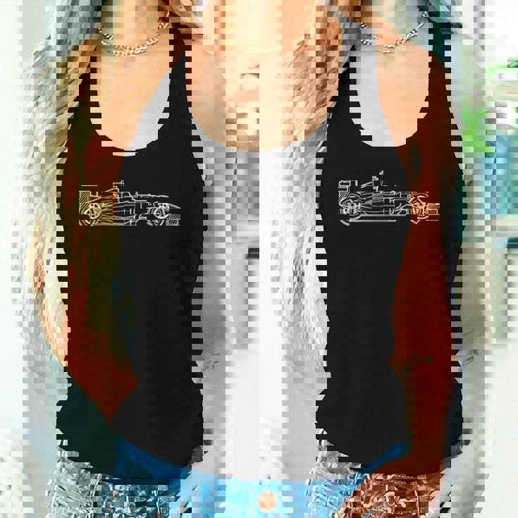 Formula Racing Fan Race Car Schematic Engineers Women Women Tank Top ...