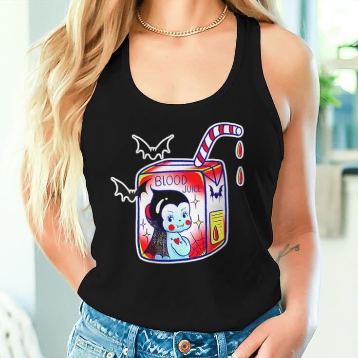 Kewpie Baby Vampire Blood Juice Juice Box Tattoo Flash Women Tank Top ...