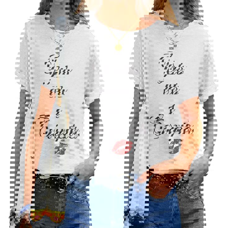 Jesus Was A Carpenter Christian Bible Verse Quotes Women T-shirt | Mazezy