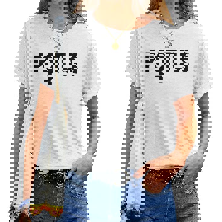 Potus Vote Venus Symbol President Of The Us Feminist Meme Women T-shirt ...