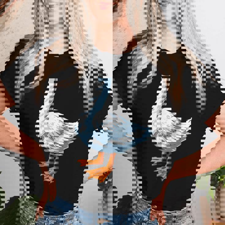 Easy Duck Costume Duck Body Headless Duck Costume Women T-shirt - Monsterry