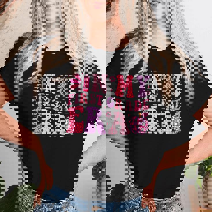 In My First Grade Era Girl Back To School 1St Grade Teacher Women T ...