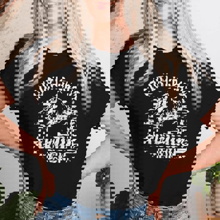 Fourth Grade Let The Adventure Begin Back To School Boy Girl Women T ...