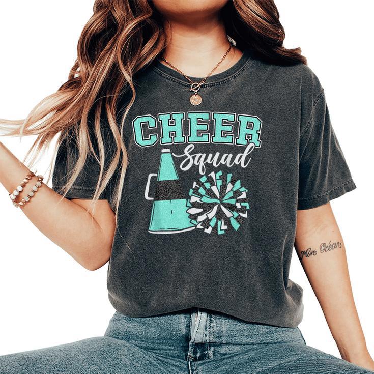 Cheer Squad Cheerleader Cheerleading Teal Girl Women's Oversized ...