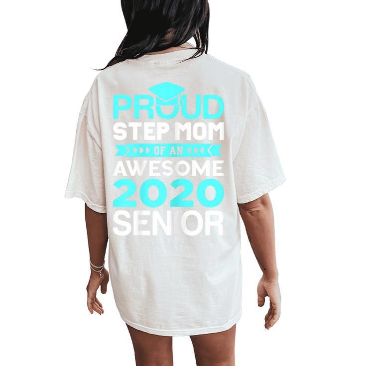 Graduation Proud Step Mom Of An Awesome 2020 Senior Women's Oversized ...